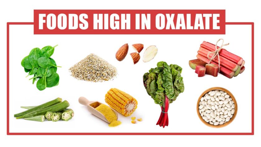 Lista de 112 alimentos ricos en oxalato (ácido oxálico)